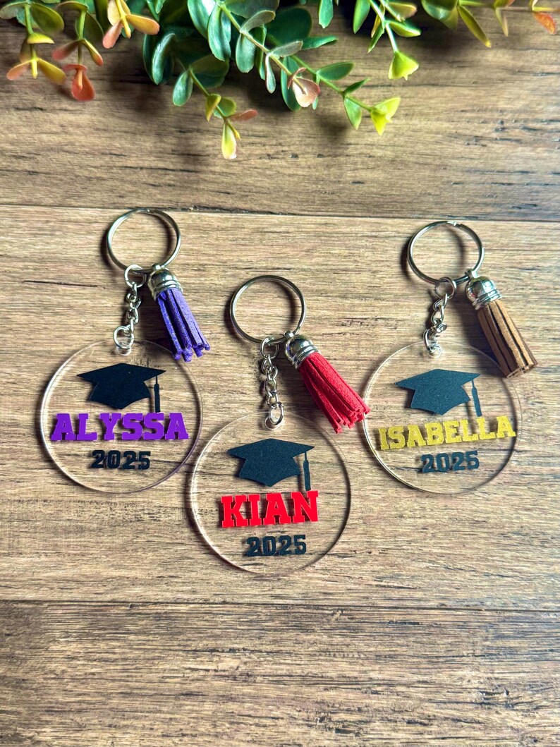 Senior Keychain, Class of 2026, Class of 2027 Keychains, Gifts for ...