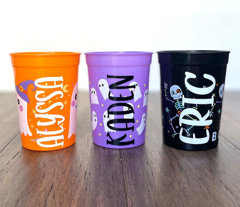 Personalized Halloween Cups: 13oz Spooky Party Favors - Etsy