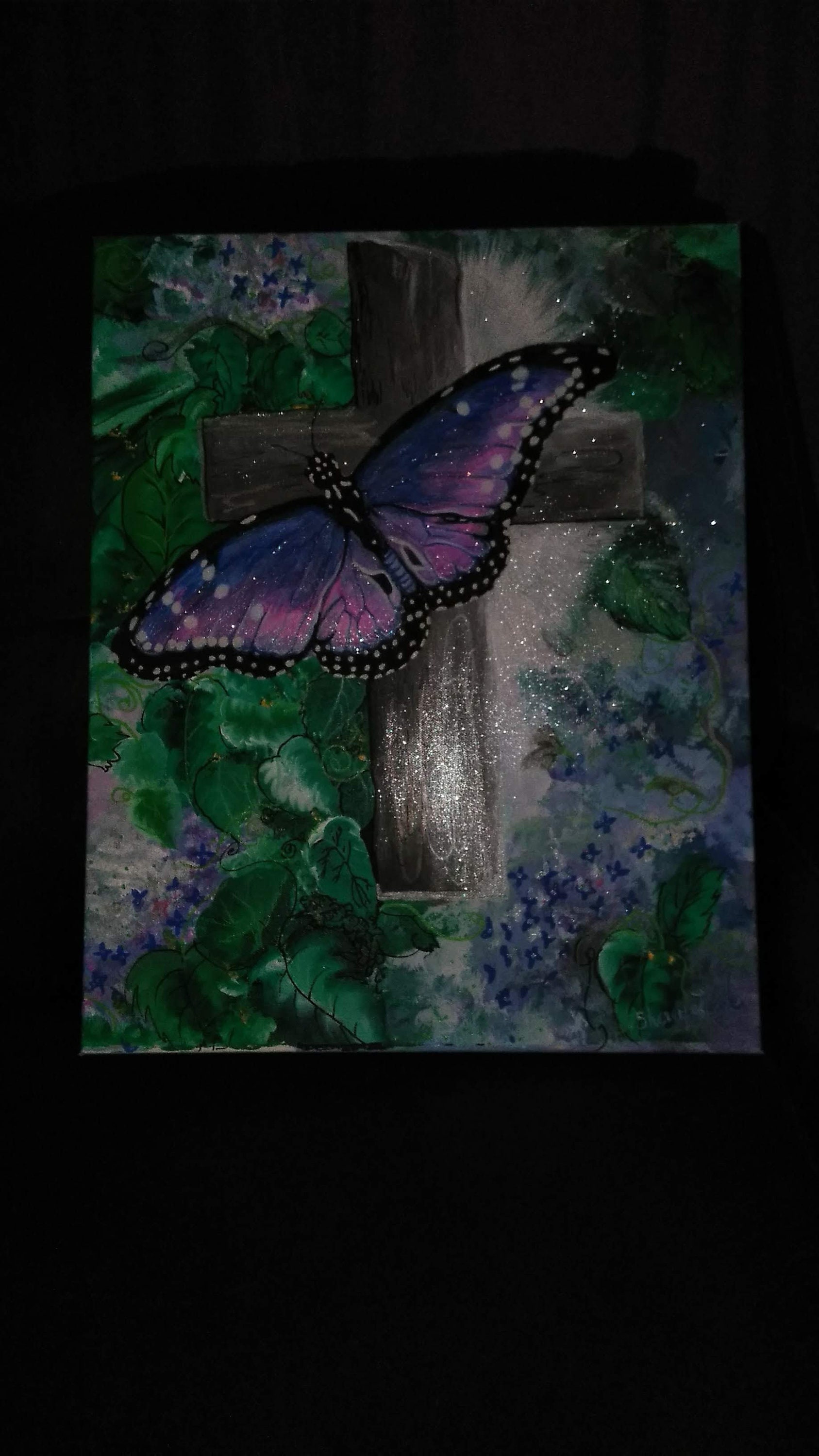 Cross With Butterfly - Etsy