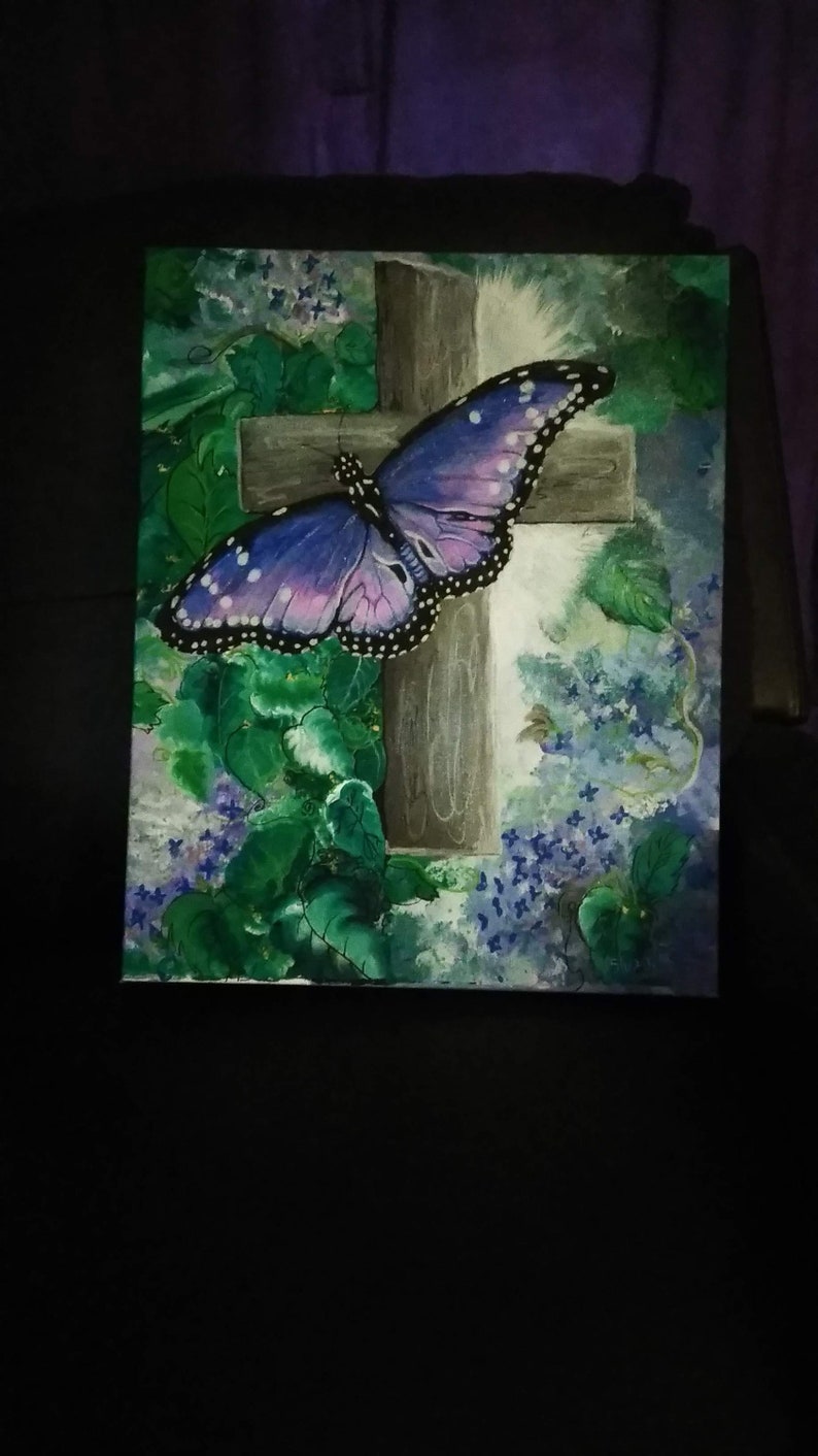Cross With Butterfly - Etsy