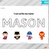 Personalized Name Tracing Uppercase Printable Worksheet, Learning ...
