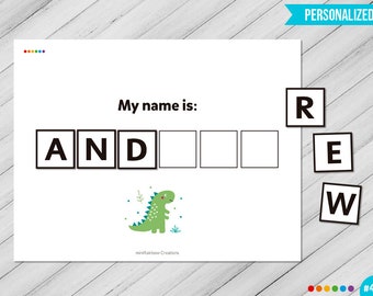 Personalized Name Tracing Uppercase Printable Worksheet, Learning ...