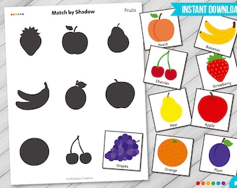 Match the Vegetables Printable Worksheet Busy Binders | Etsy