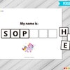 Personalized Name Tracing Uppercase Printable Worksheet, Learning ...