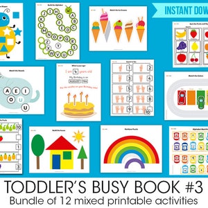Printable Busy Binder, Preschool Busy Books, Preschool Activities ...