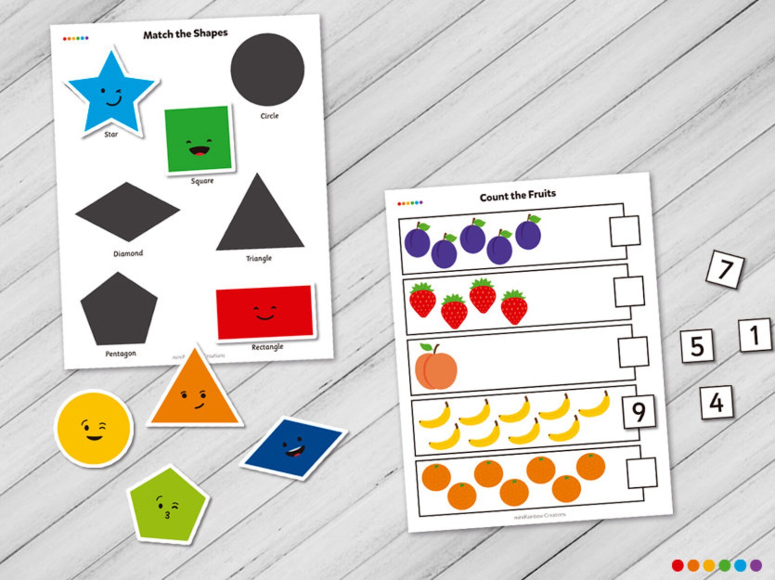 Printable Busy Book Preschool Worksheets Busy Book Bundle - Etsy