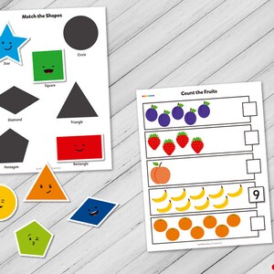 Printable Busy Book, Preschool Worksheets, Busy Book Bundle, Busy ...