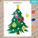 Christmas Tree Game Printable, Decorate the Chrsitmas Tree, Busy Books ...