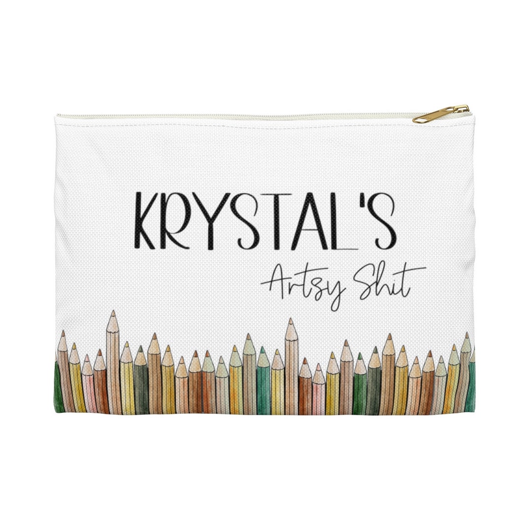 Personalized Artsy Shit Bag, Art Supply Bag, Art Organizer, Gift for ...