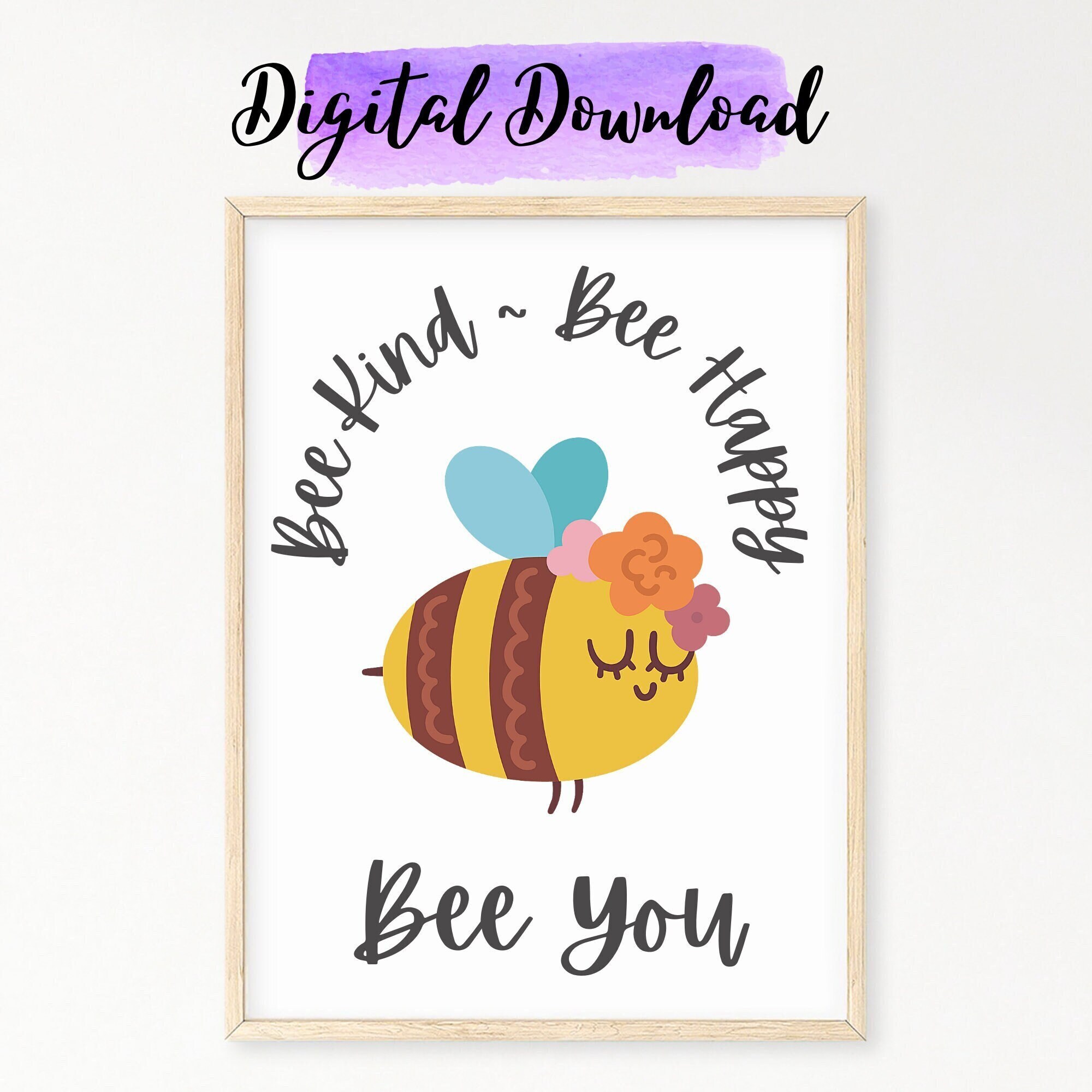 Bee Happy Nursery Decor - Etsy