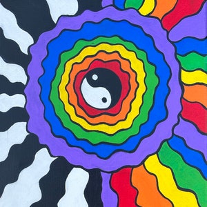 Original “balance in Color” Painting | Artwork Canvas | Art Decor - Etsy