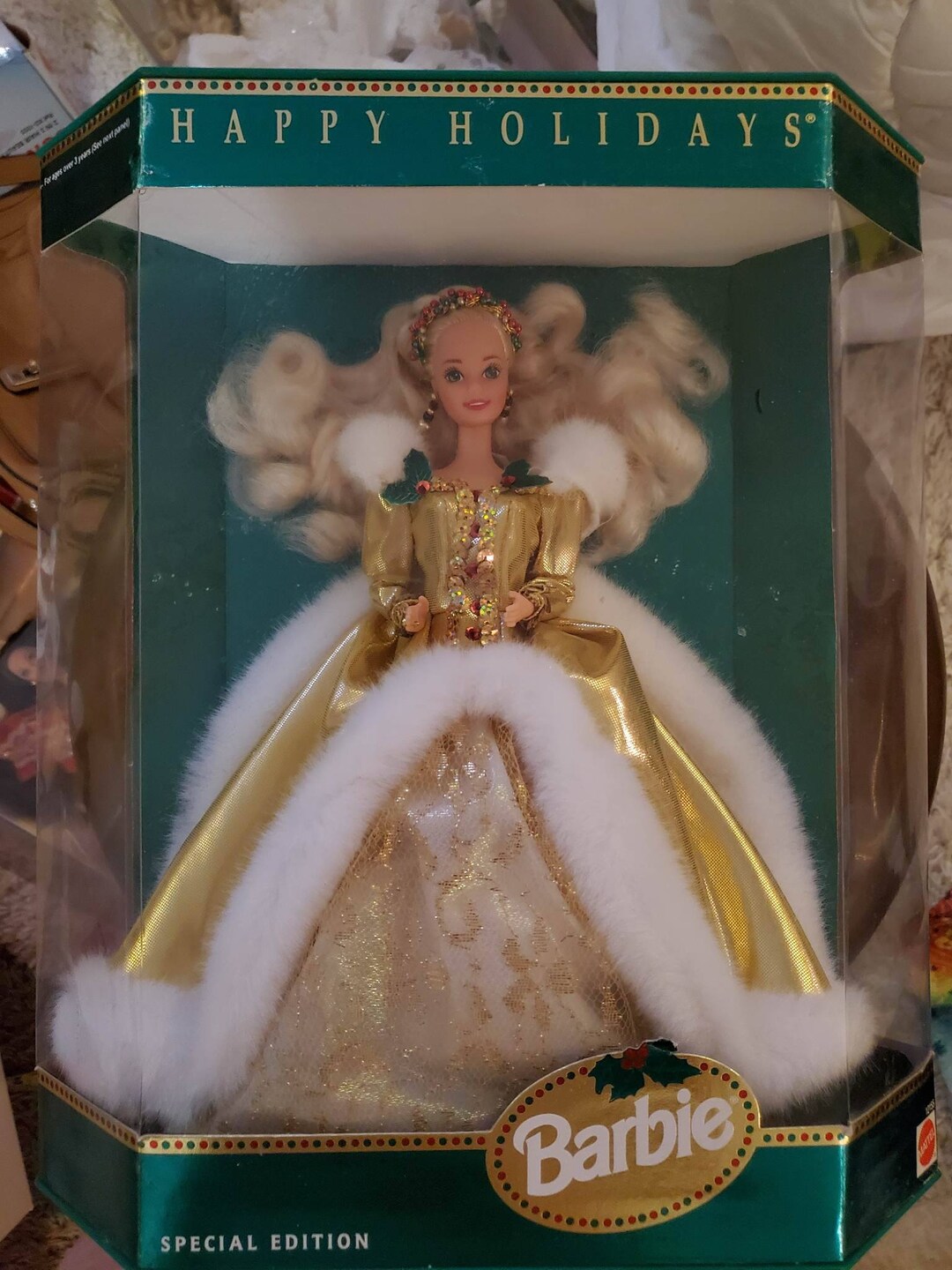 1994 Holiday Barbie Doll 2nd Series box Eye Color Error - Etsy