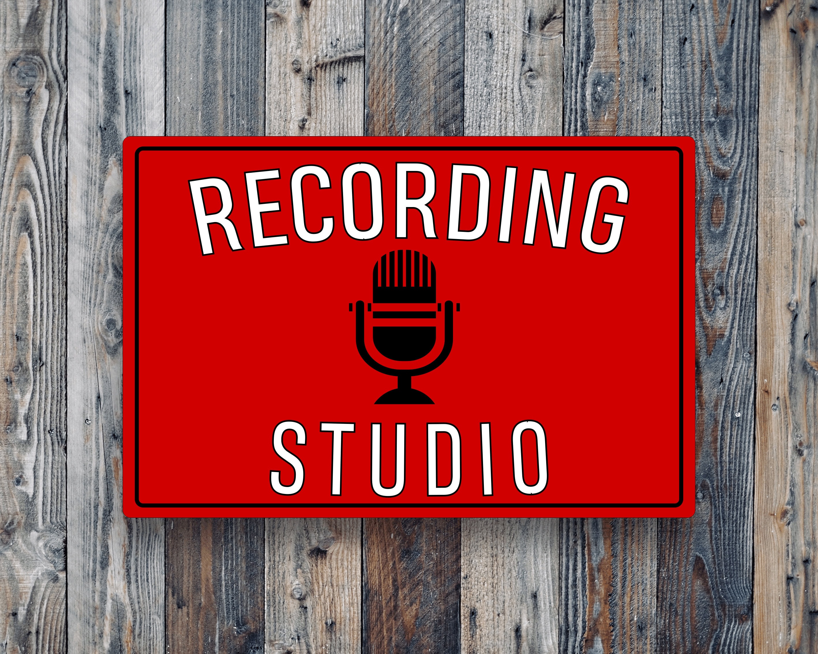 Custom Recording Studio Sign Personalized Home Studio Decor | Etsy