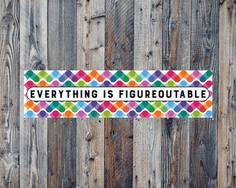 Everything is Figureoutable | Etsy