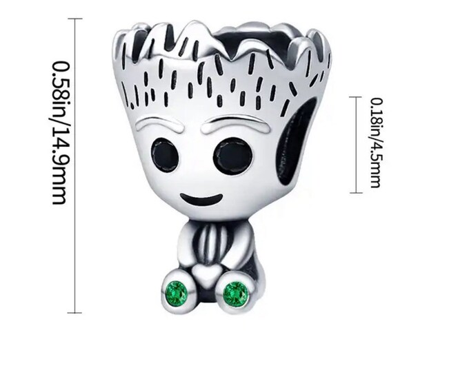 The Cutest Pandora Avengers Groot Tree Trunk. He Has 2 Moving Parts Too ...