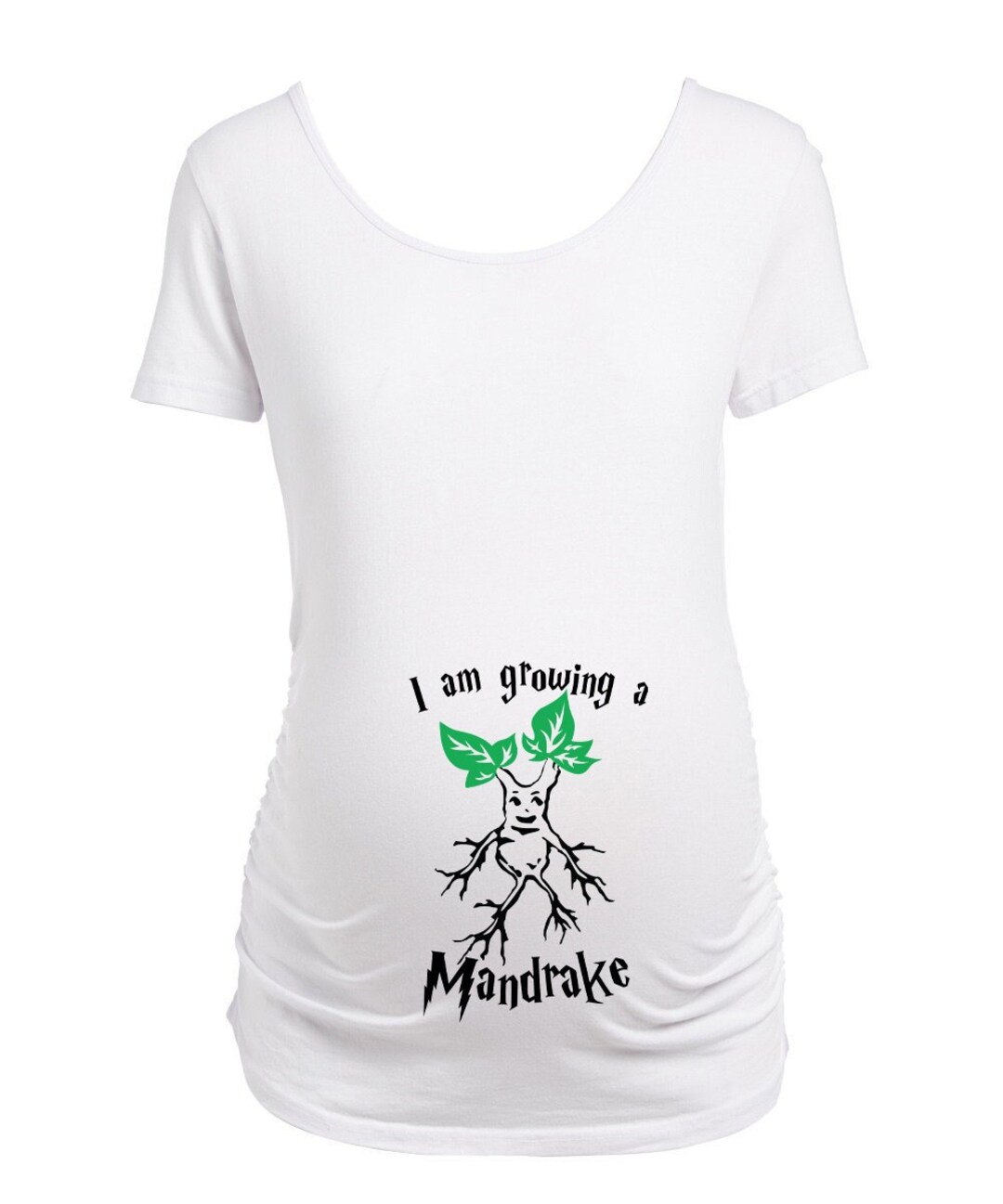 Growing a Mandrake Digital File Diy Maternity Shirt Mandrake Digital ...