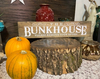 Welcome to the Bunkhouse Sign - Etsy