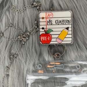 Custom Teacher Lanyard, Teacher Lanyard - Teacher Appreciation Gift - Etsy