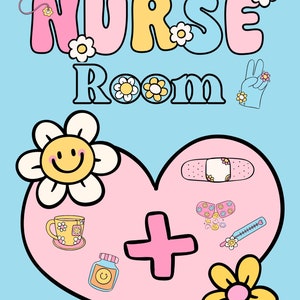 Nurse Room Poster - Instant Download File - 8x10 Digital File - Nurse ...