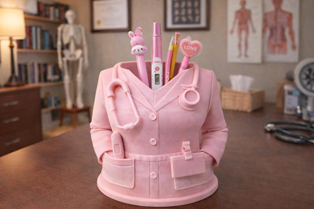 3D Print Medical Pen Holder | Doctor, Nurse Desk Organizer (digital ...