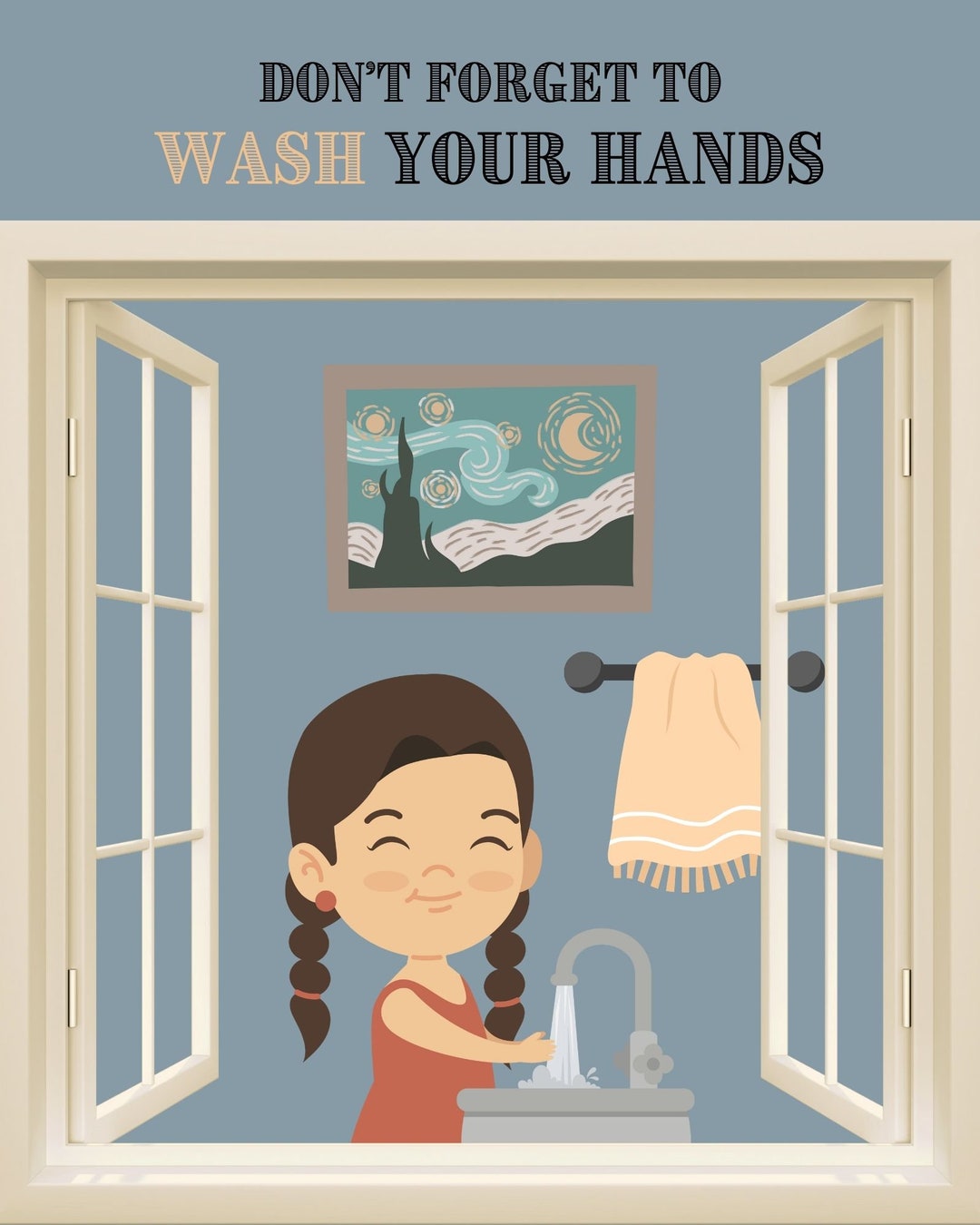 Nurse Office Decor - Kids Health Posters - Instant Download Posters 8 X ...