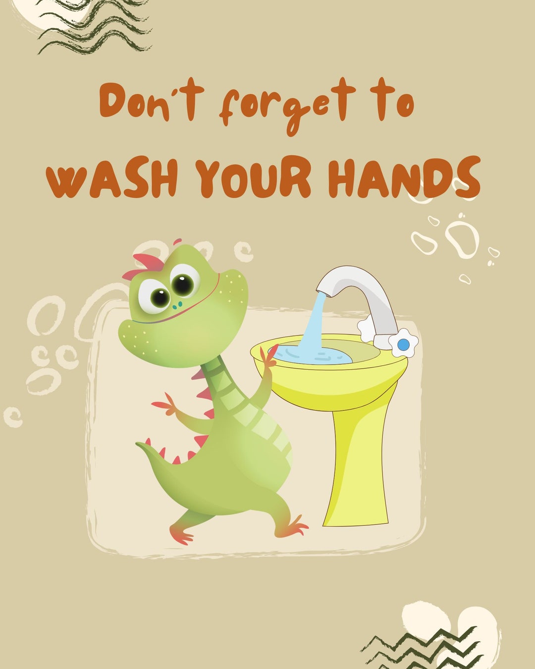 School Nurse Posters for Grade School - Instant Download Health Clinic ...