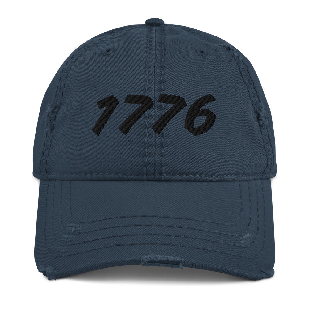 Distressed Dad Hat 1776 Proud American Hat 4th of July Independence Day ...