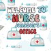 Welcome to Nurse Blank's Office - Digital Personalized Nurse Posters ...