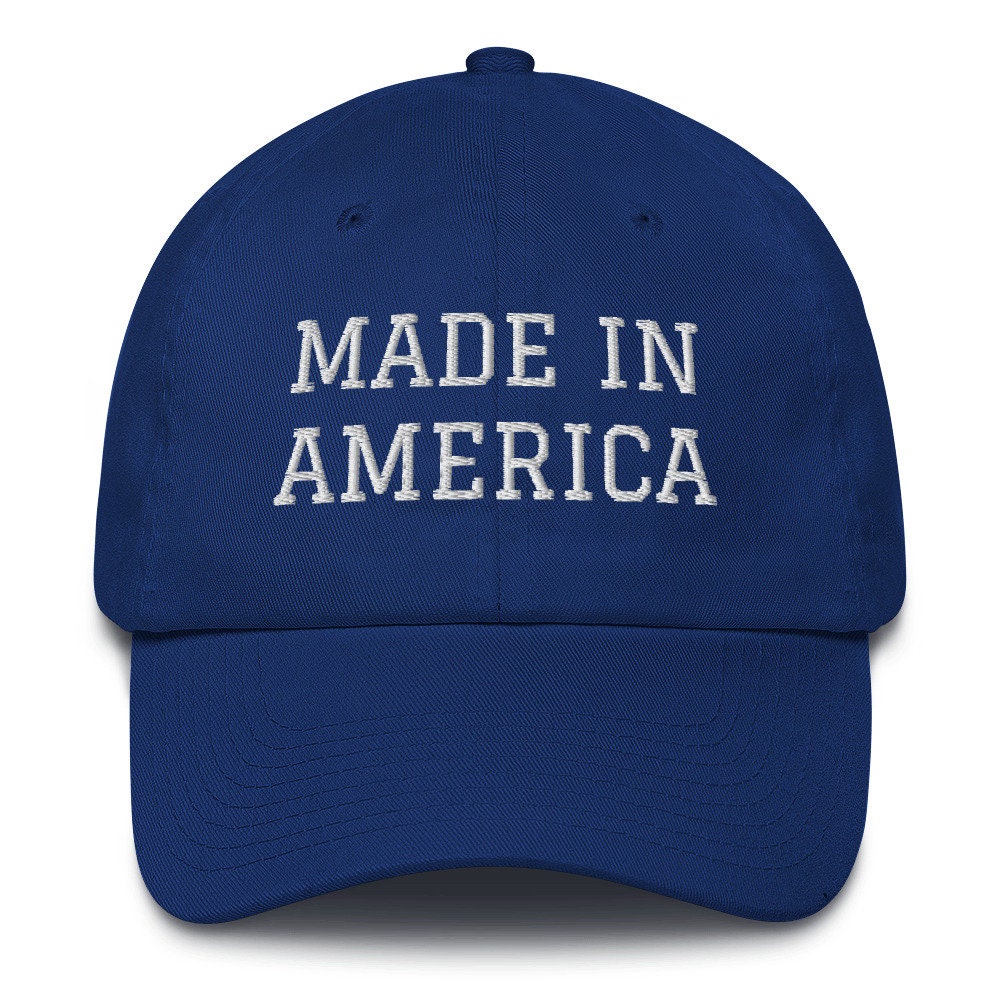 MADE IN AMERICA Cotton Cap - Etsy