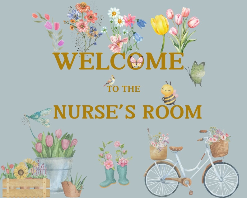 Welcome Sign for Nurse Office - Instant Download Poster - School Nurse ...