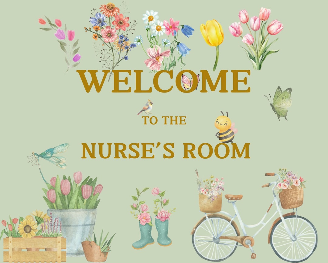 Welcome Sign for Nurse Office Instant Download Poster School Nurse ...