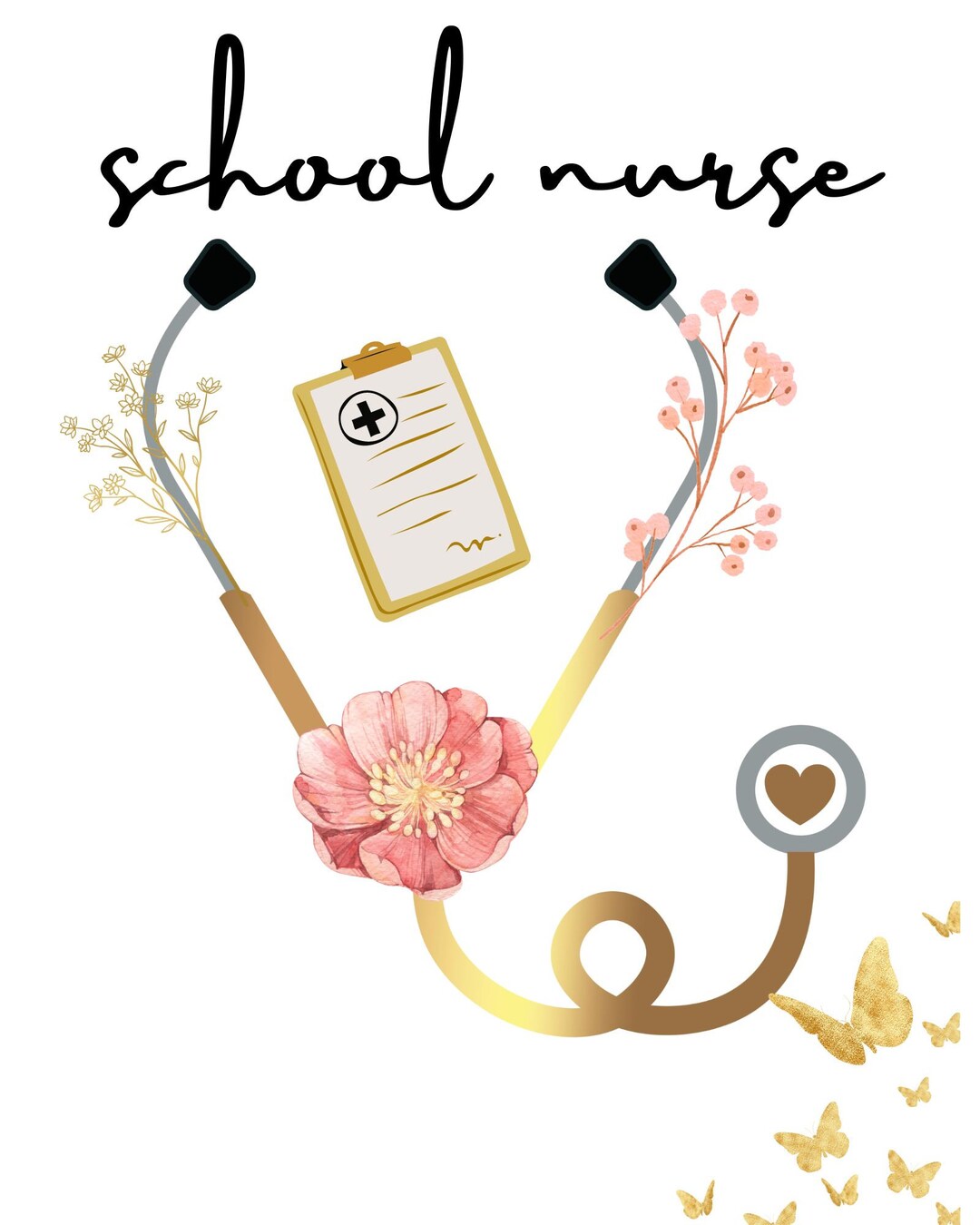 Instant Download Nurse Sign - Nurse Sign - Faux Frame Nurse Poster ...