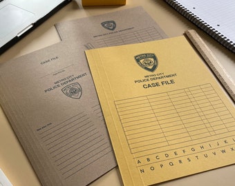 Movie Prop Special Agent Case Investigation Files / 3 X Investigation ...