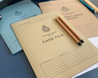 Movie Prop Secret Agent A4 Mission Report Files / 3 X Central ...