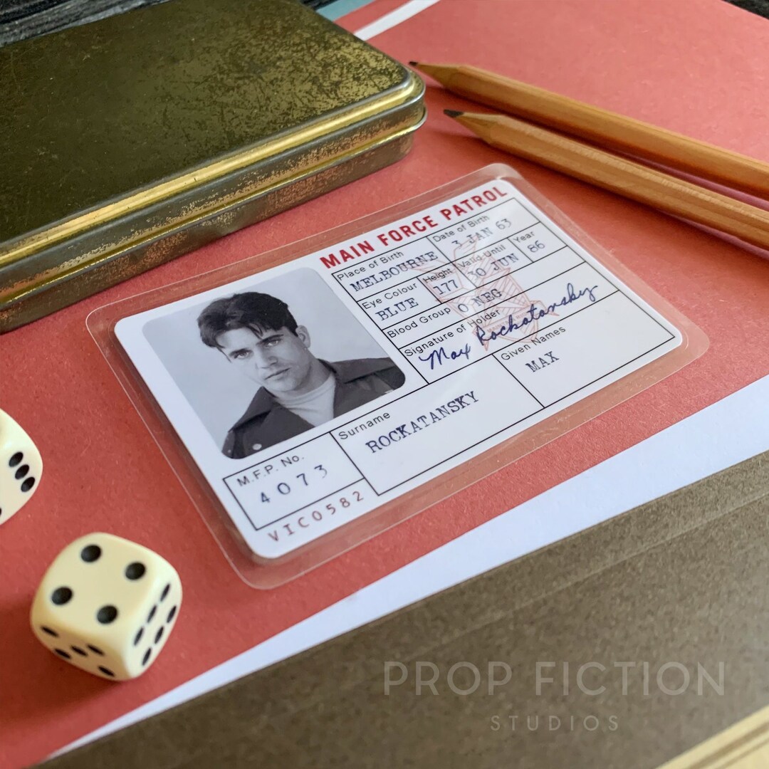 Cosplay Display Prop: Prop MFP Road Warrior Warrant / Patrol Officer ...