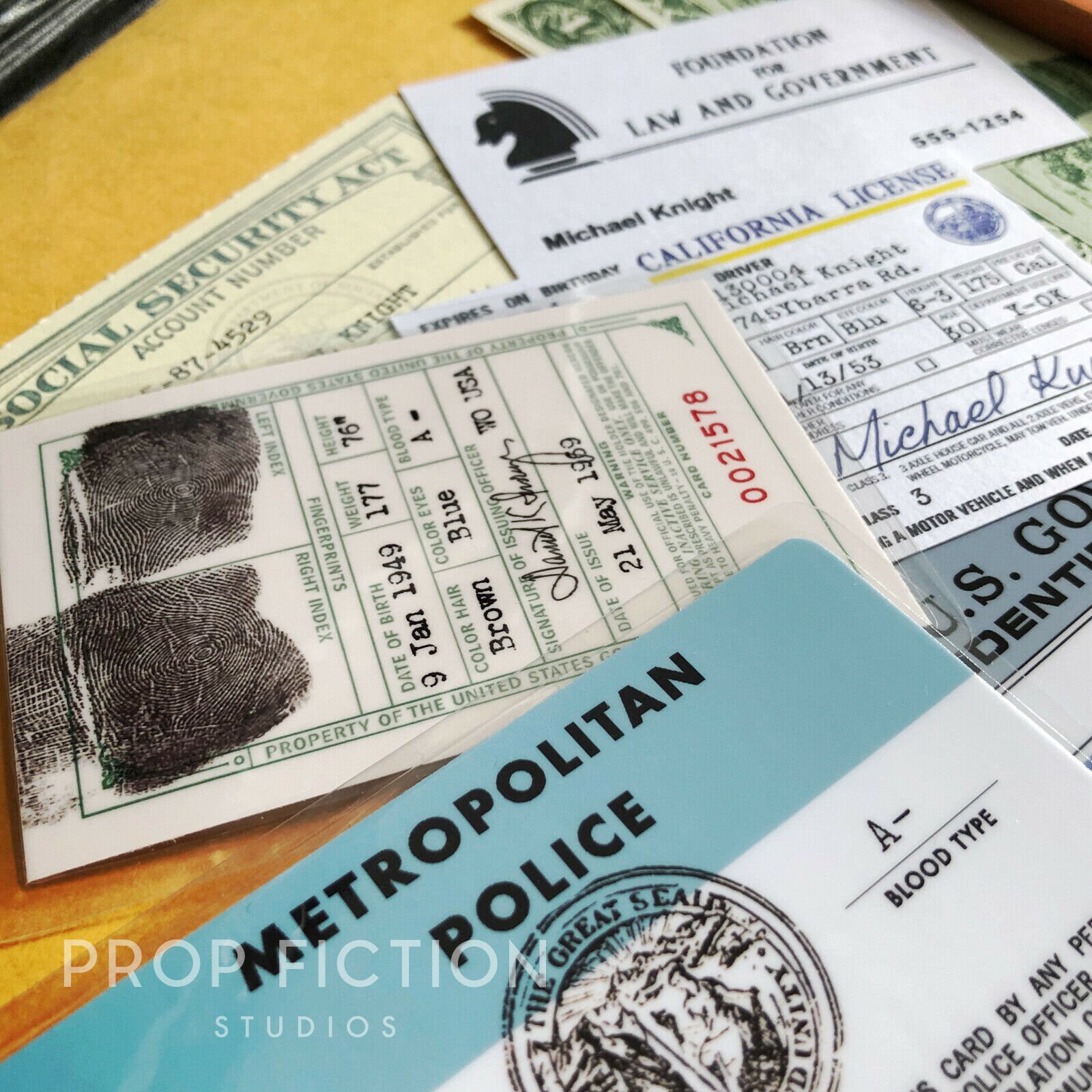 Knight Rider Prop Vintage Issue ID Cards / Michael Knight - Etsy Knight Rider Prop Vintage Issue ID Cards / Michael Knight - Etsy