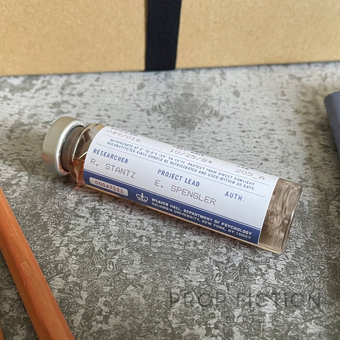 Paranormal Analysis Display Vial: Prop Ectoplasm Sample Phial / Cosplay ...