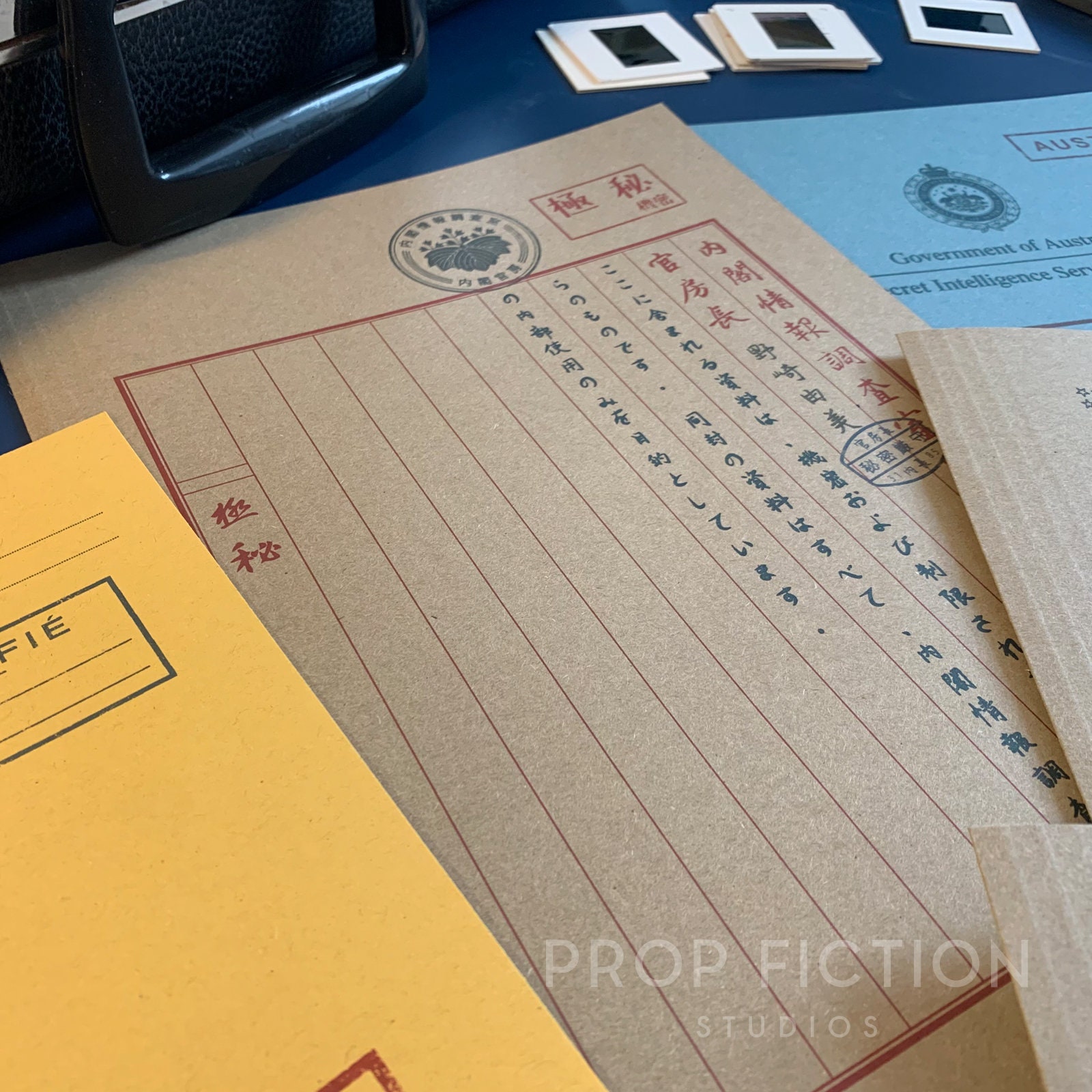 Movie Prop Special Agent Intelligence Files / 5 X Cosplay Spy - Etsy UK