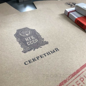 Movie Prop Secret Agent Mission Report Files / 3 X Cosplay Spy Folder ...