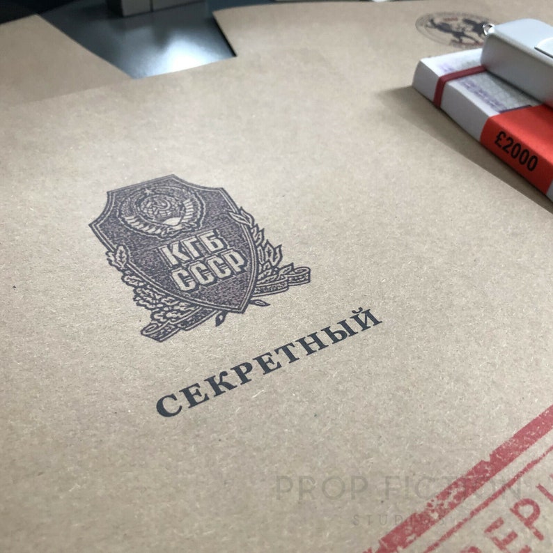 Movie Prop Secret Agent Mission Report Files / 3 X Cosplay Spy - Etsy