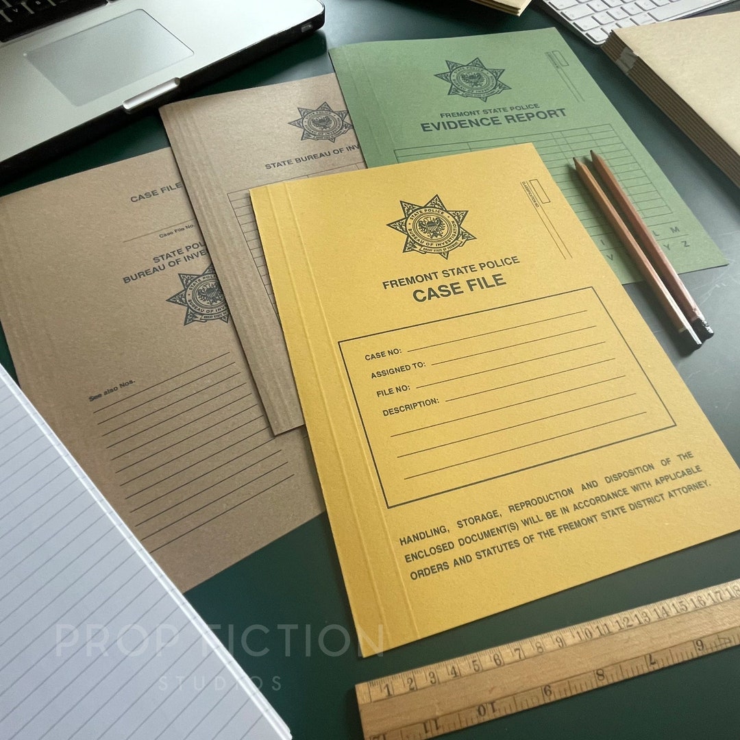 Cosplay Movie Prop State Case Files / 4 X Cosplay Crime Investigation ...