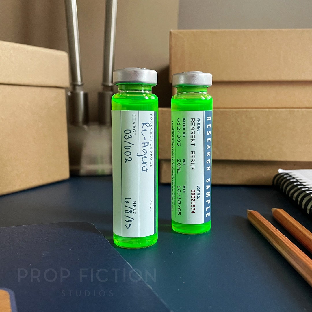 Cosplay Horror Display Vials: Prop Cosplay Re-agent Serum / Reagent ...