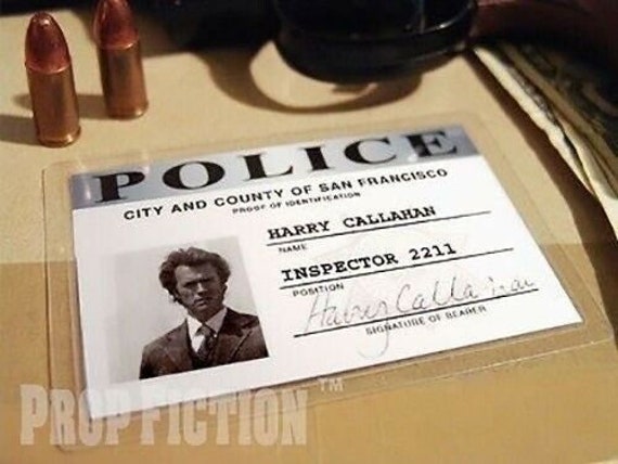 Dirty Harry Harry Callahan Prop / Cosplay Police Detective - Etsy