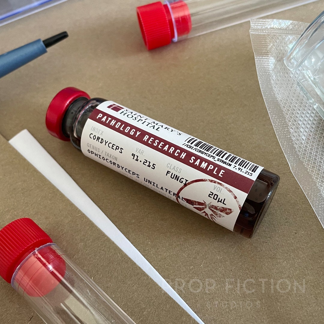 Cosplay Display Vial: Prop ‘cordyceps' Laboratory Research Sample ...