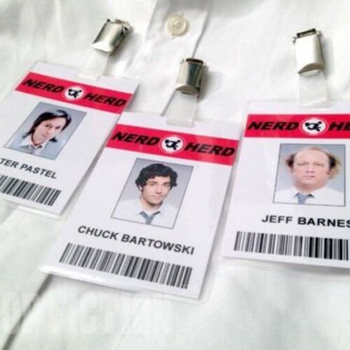 Cool Chuck Nerd Herd ID Badge | Etsy