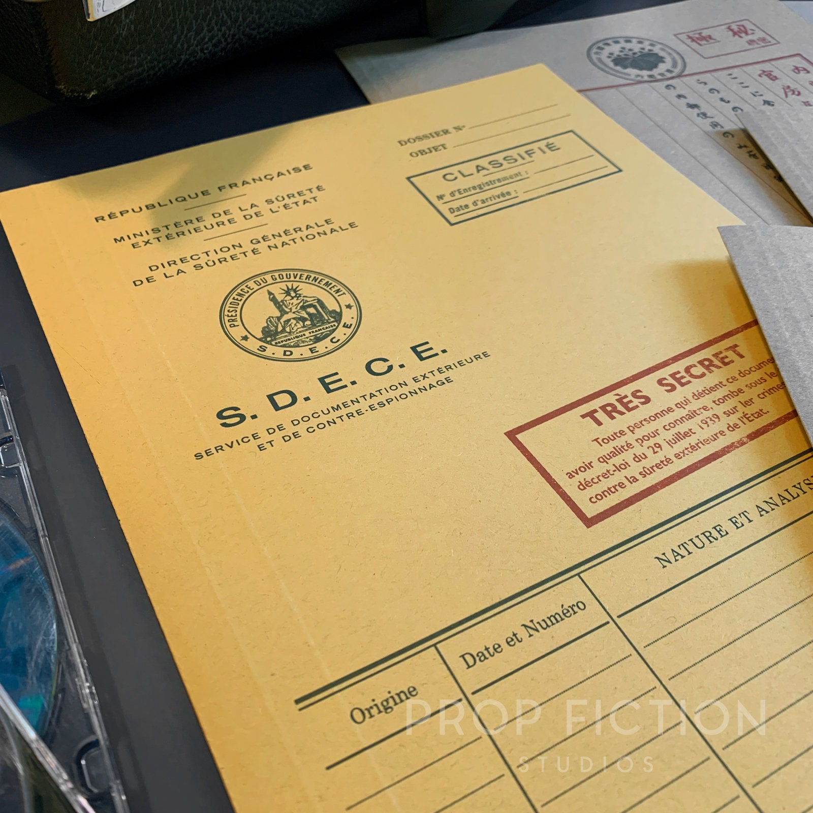 Movie Prop Special Agent Intelligence Files / 5 X Cosplay Spy - Etsy UK