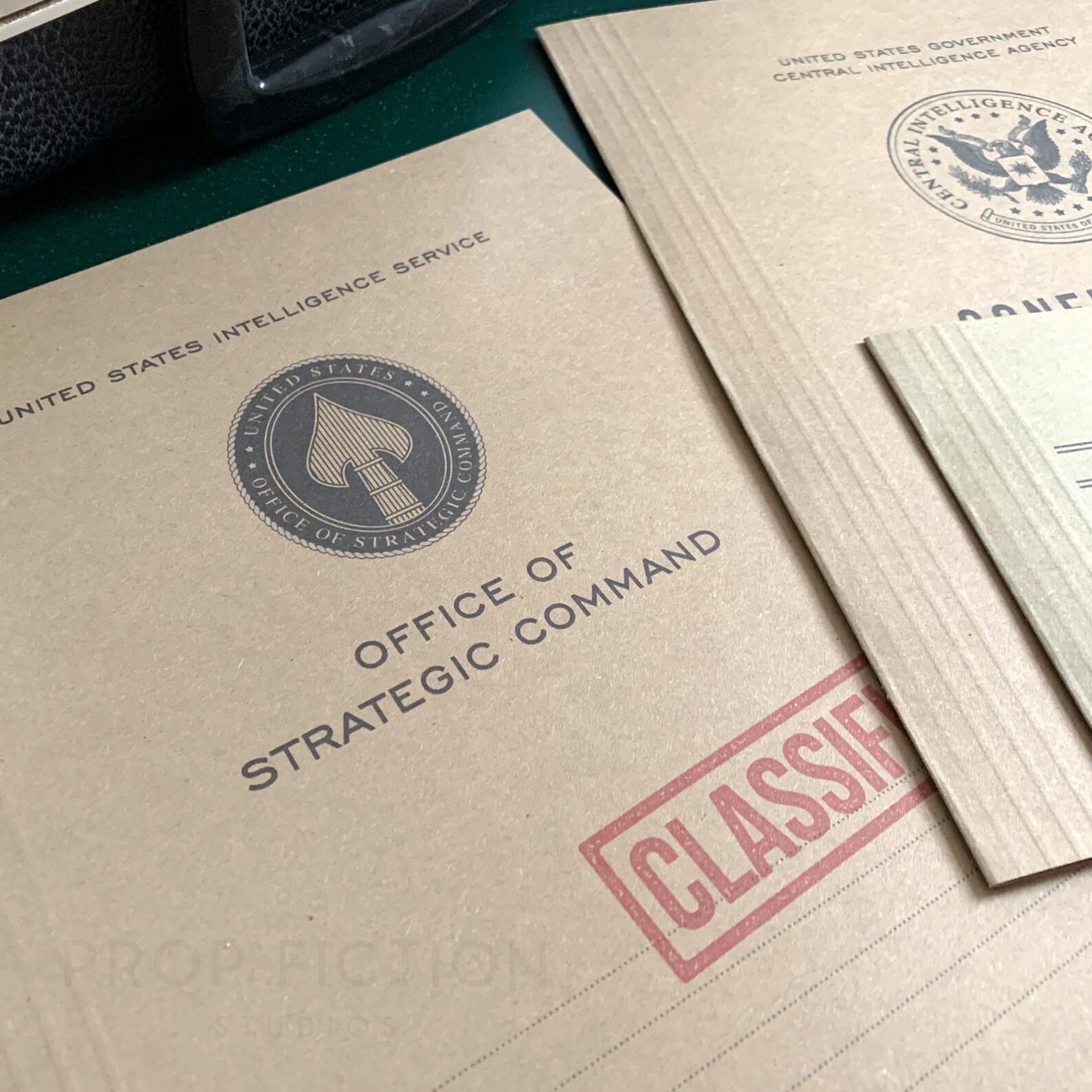 Movie Prop Secret Agent A4 Mission Report Files / 3 X Central ...