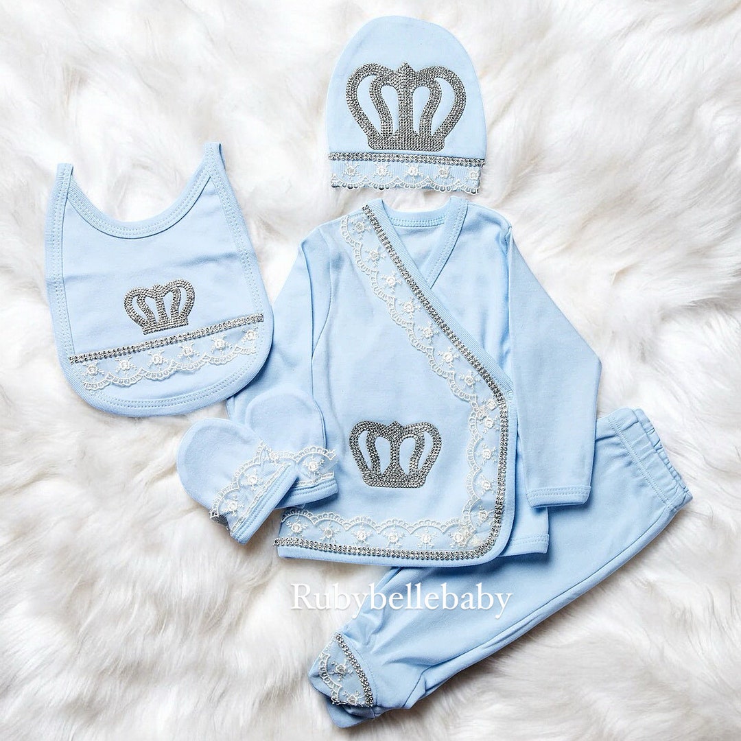 3pcs Crown Royal Prince Outfit Newborn Baby Boy Outfit - Etsy