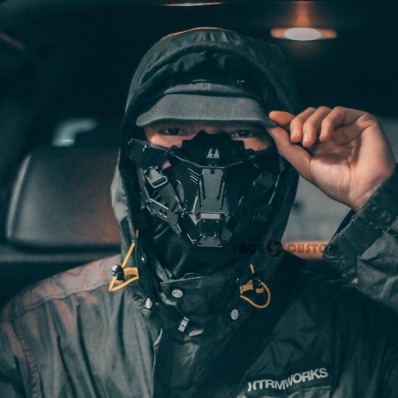 Gin Cyberpunk Mask - Etsy