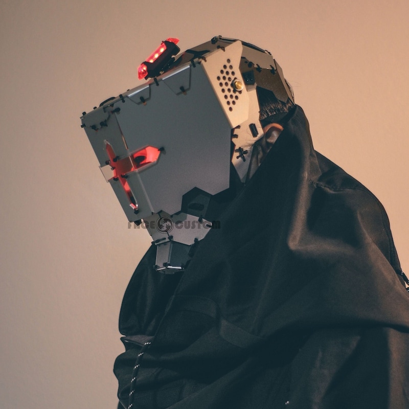 Robot Mask - Etsy